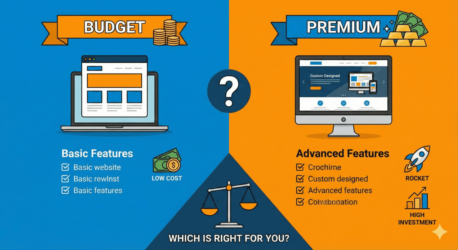 Budget vs Premium Website: Which is Right for You?